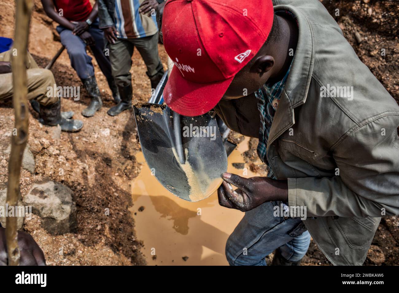 Mining in Democratic Republic of Congo, Africa, North Kivu Stock Photo ...