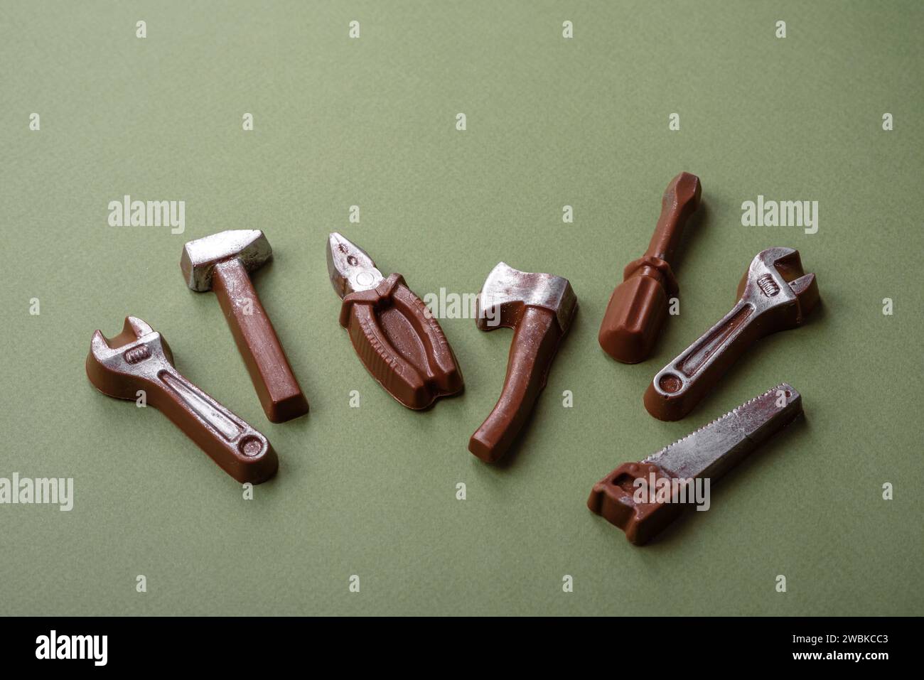 Tools and inscriptions symbolizing repairs or a garage and its ...