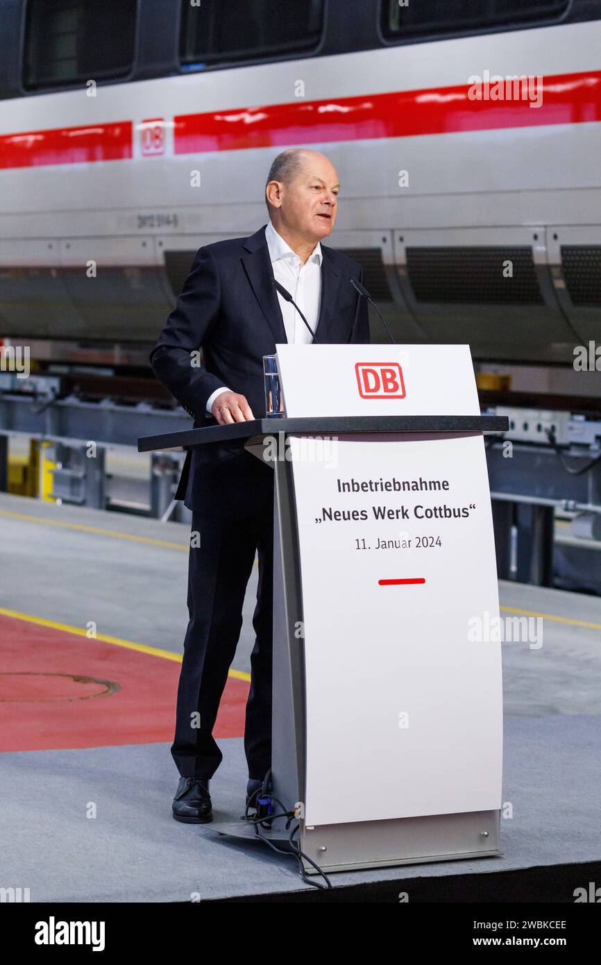 Eroeffnung neues Bahnwerk Cottbus DEU/Deutschland/Brandenburg/Cottbus ...