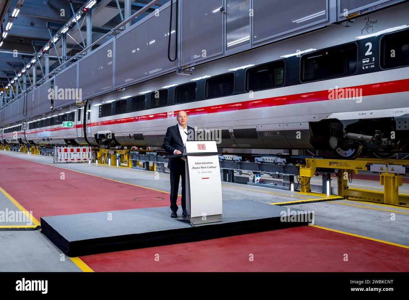 Eroeffnung neues Bahnwerk Cottbus DEU/Deutschland/Brandenburg/Cottbus ...
