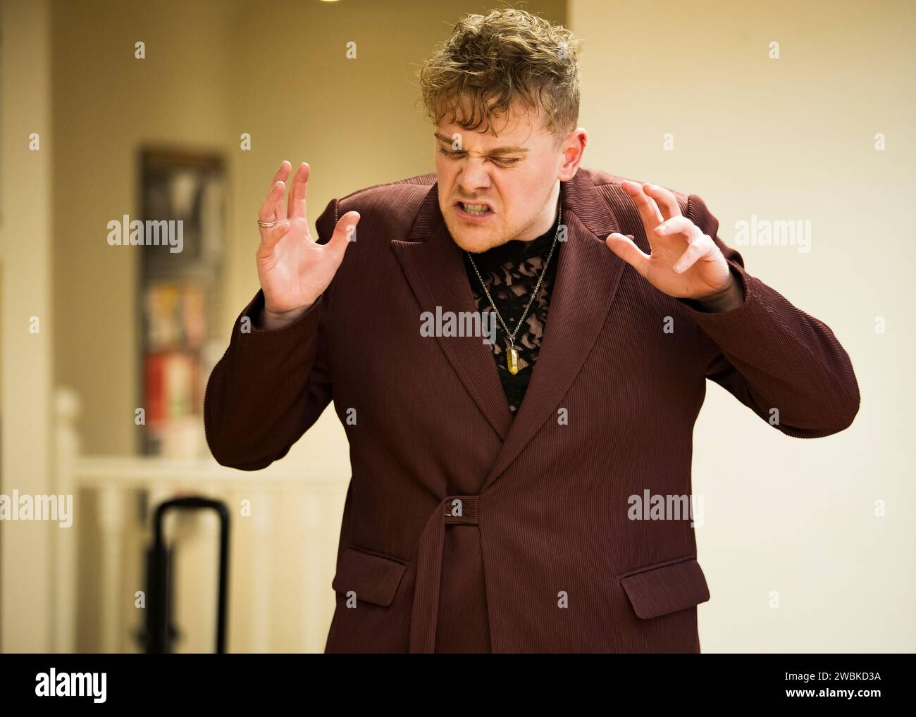 Harriet Caplan-Dean and Macauley Burns recording West End New Friends ...