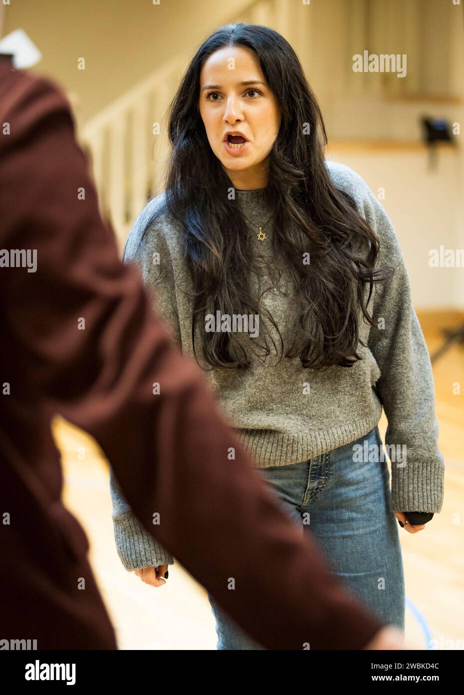 Harriet Caplan-Dean and Macauley Burns recording West End New Friends ...