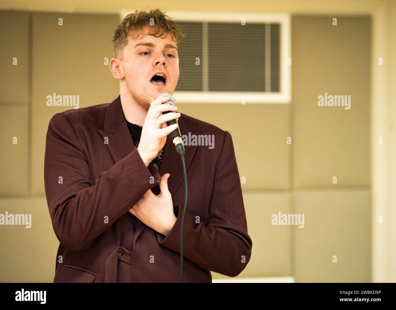 Harriet Caplan-Dean and Macauley Burns recording West End New Friends ...