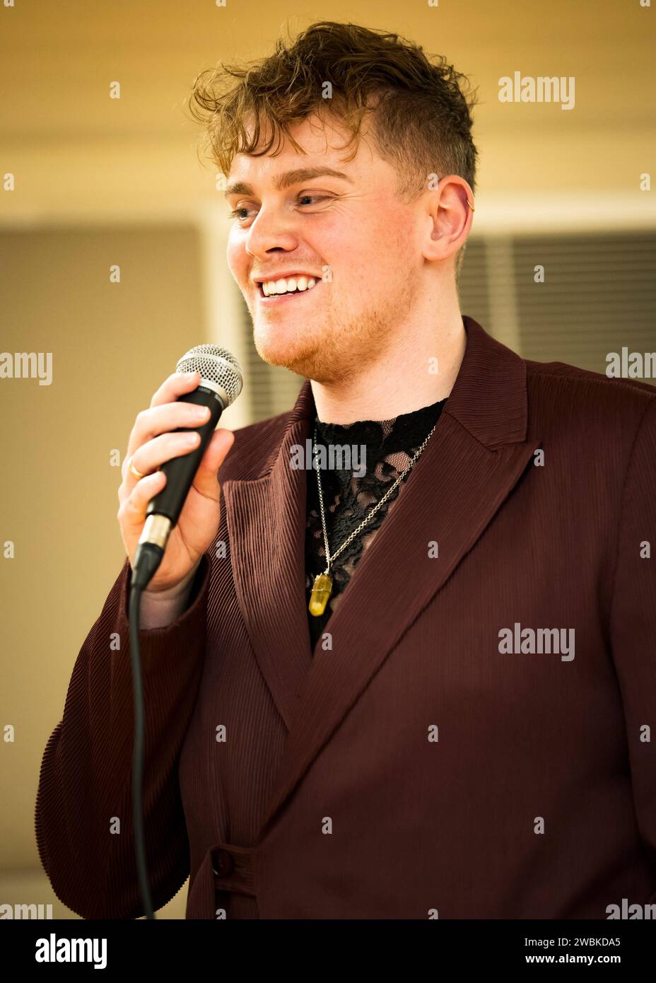 Harriet Caplan-Dean and Macauley Burns recording West End New Friends ...