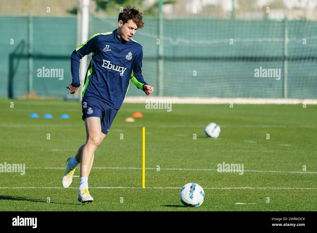 Algorfa, Spain. 11th Jan, 2024. Union's Casper Terho pictured in action ...