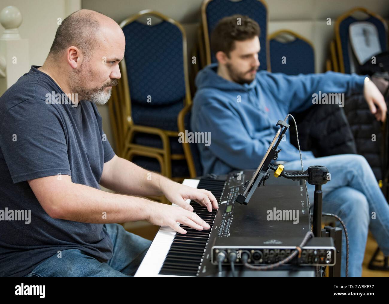 The production crew of West End New Friends recording a vlog at ...