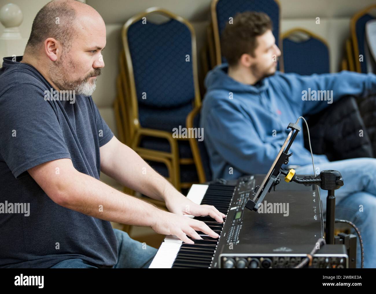 The production crew of West End New Friends recording a vlog at ...