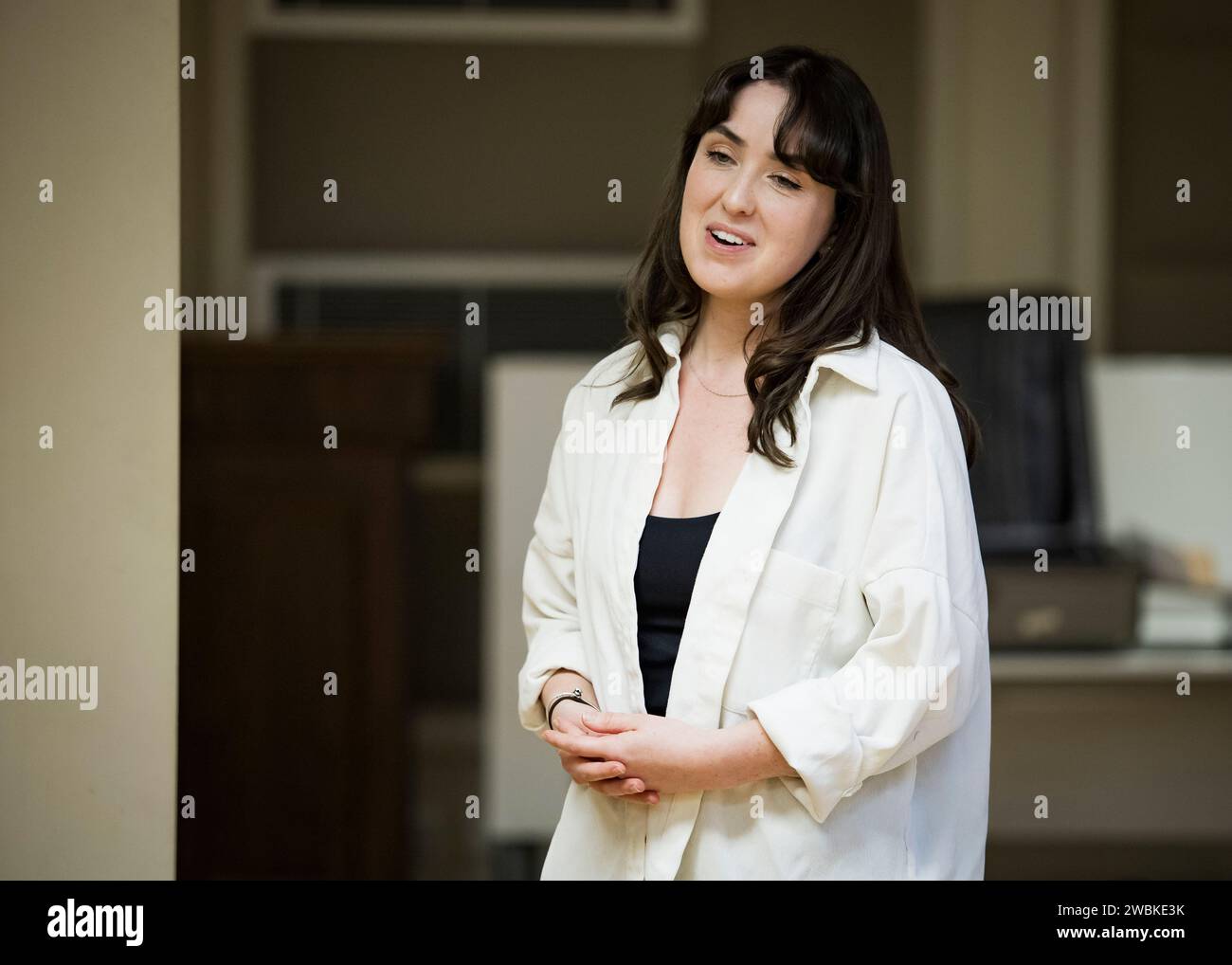 Laura Hickie and Maria Coyne recording West End New Friends, Victoria ...