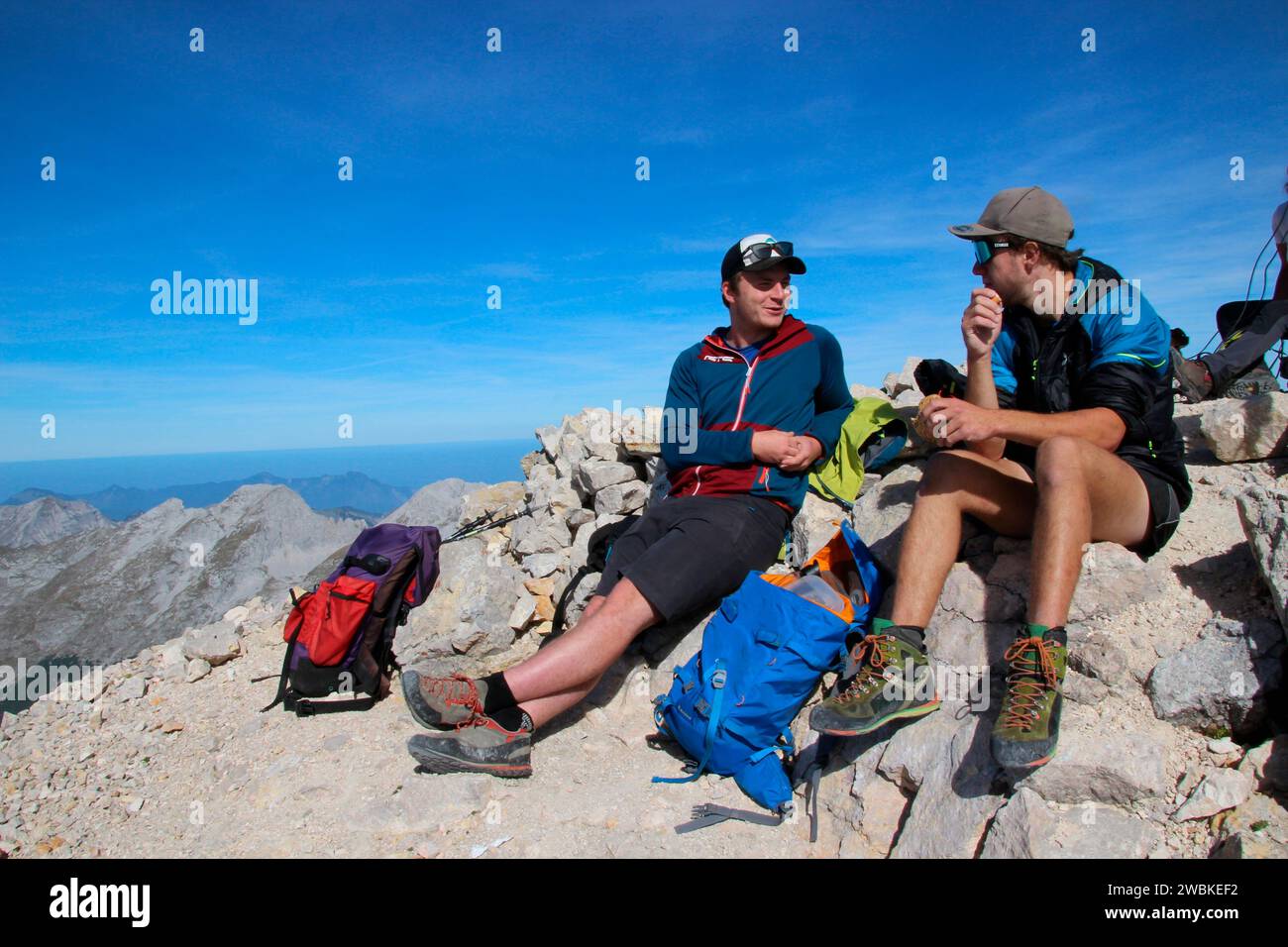 Hike to the Birkarspitze highest mountain in the Karwendel 2749m, two ...