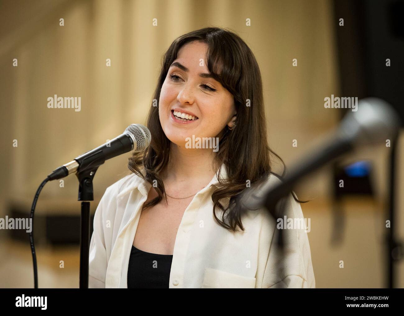 Laura Hickie and Maria Coyne recording West End New Friends, Victoria ...