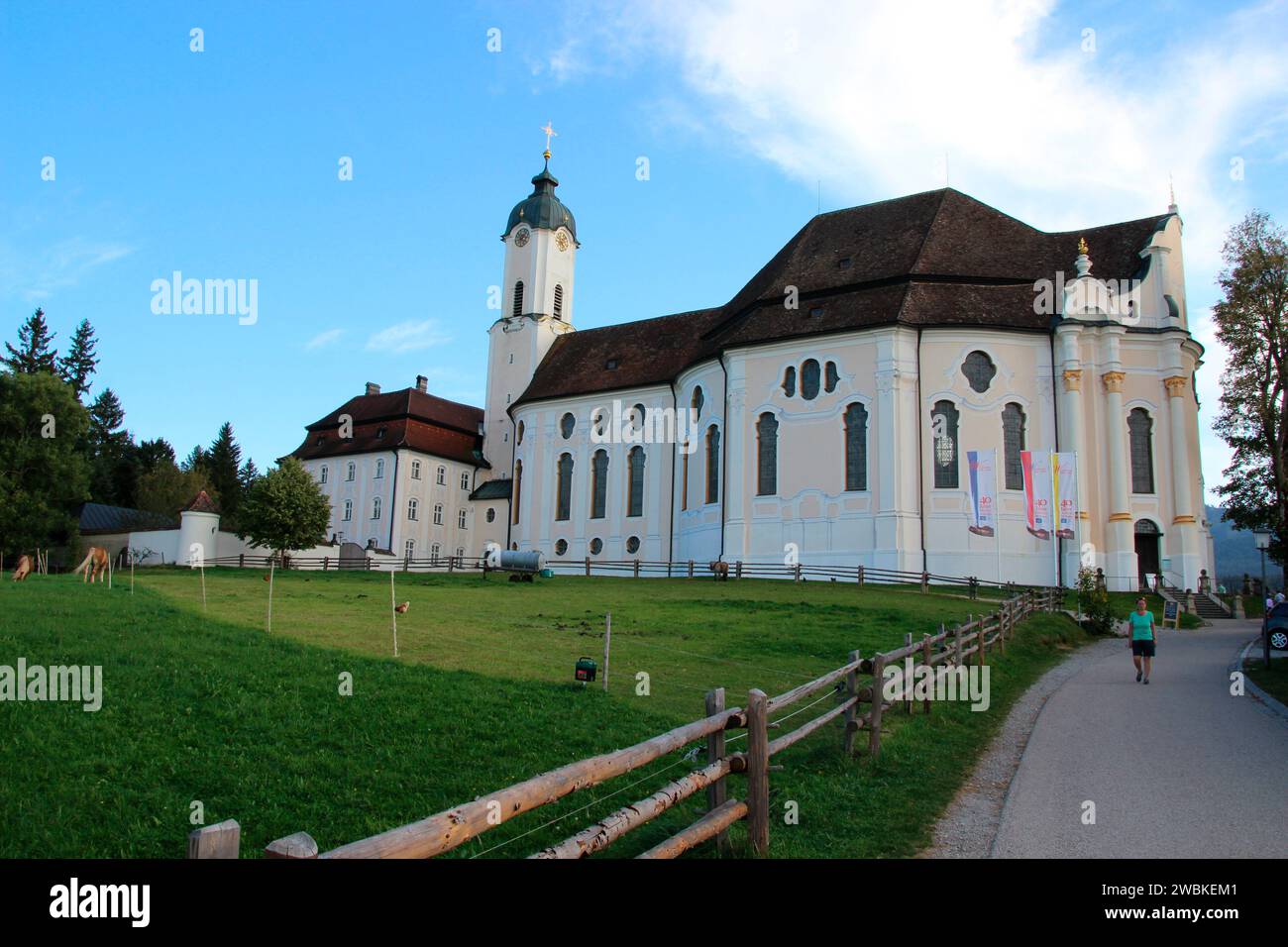 Pilgrimage church to the Scourged Savior on the Wies, Wies, Wieskirche ...