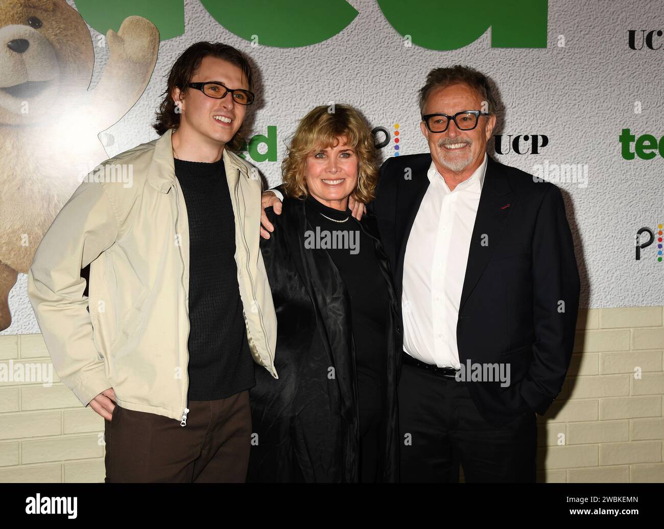 LOS ANGELES, CALIFORNIA - JANUARY 10: Jason Clark (R) and family attend ...