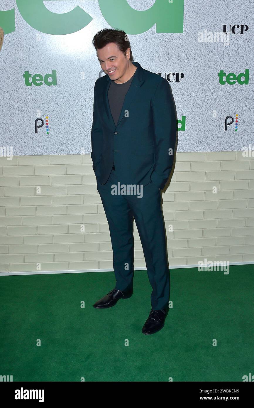 Seth McFarlane bei der Premiere der Peacock Serie Ted im AMC The Grove. Los Angeles, 10.01.2024 ...