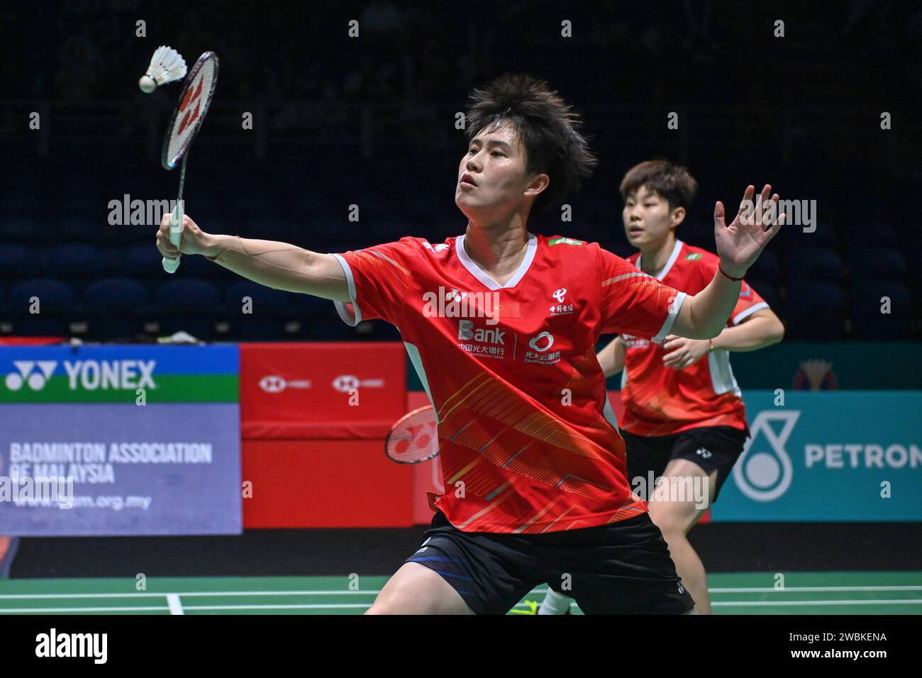 Kuala Lumpur, Malaysia. 11th Jan, 2024. Li Wenmei(L)/Liu Xuanxuan of ...