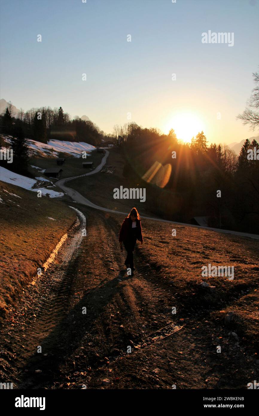 Hike to the church village wamberg hi-res stock photography and images ...