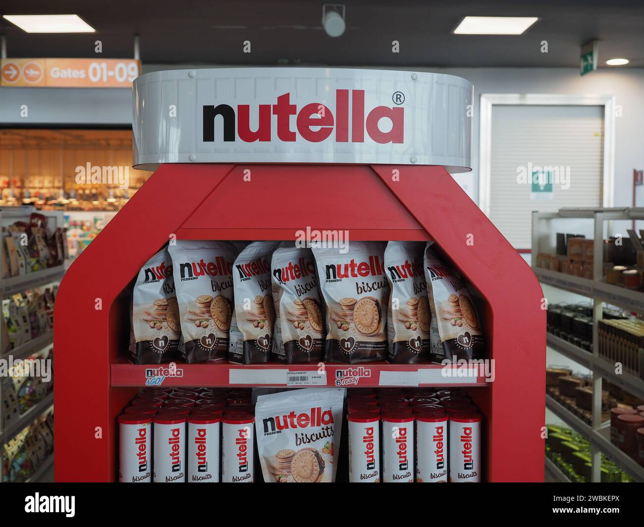 TURIN, ITALY - CIRCA JUNE 2022: Packets Of Ferrero Nutella Biscuits ...