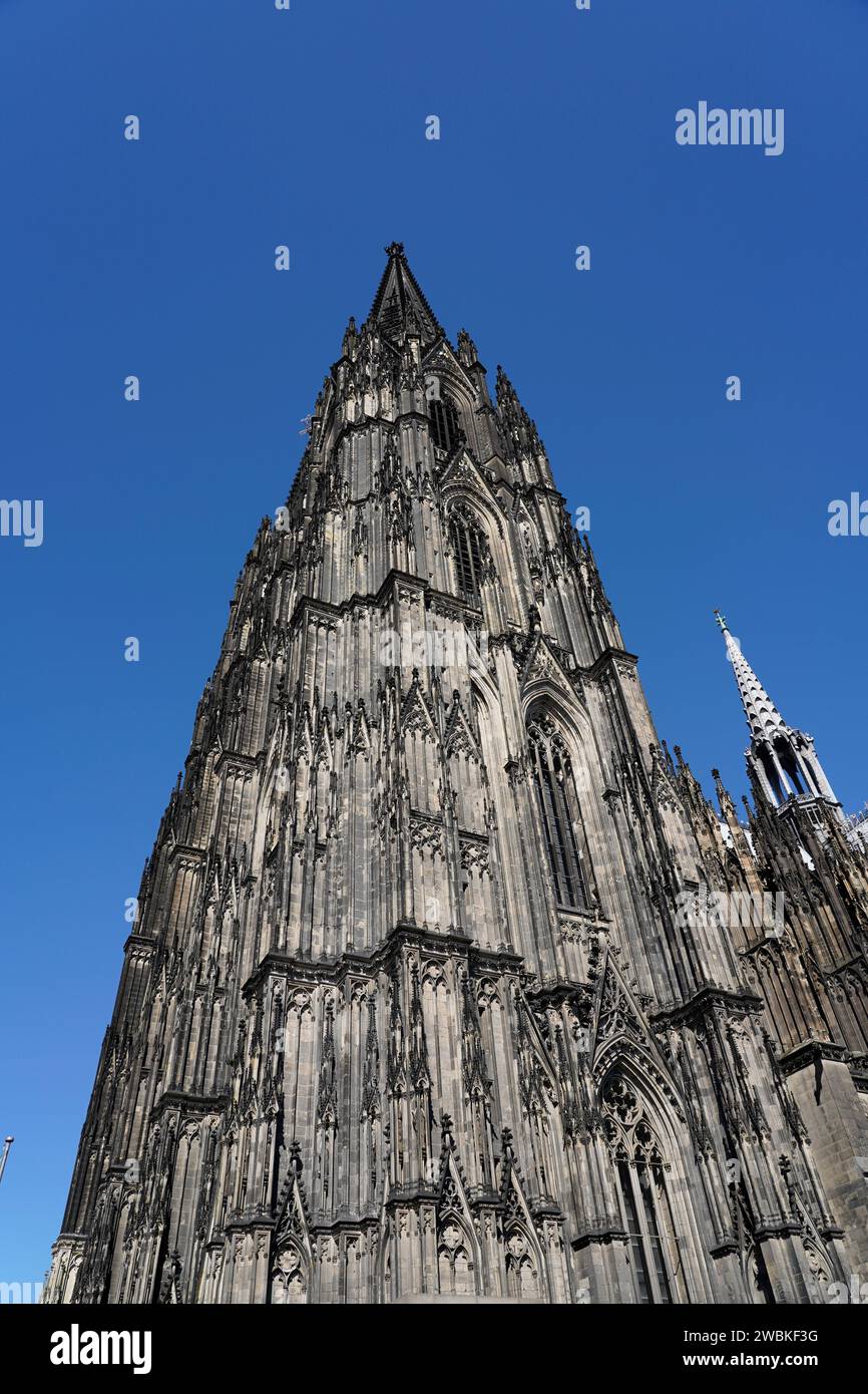 Germany, North Rhine-Westphalia, Cologne, Cologne Cathedral, Towers ...
