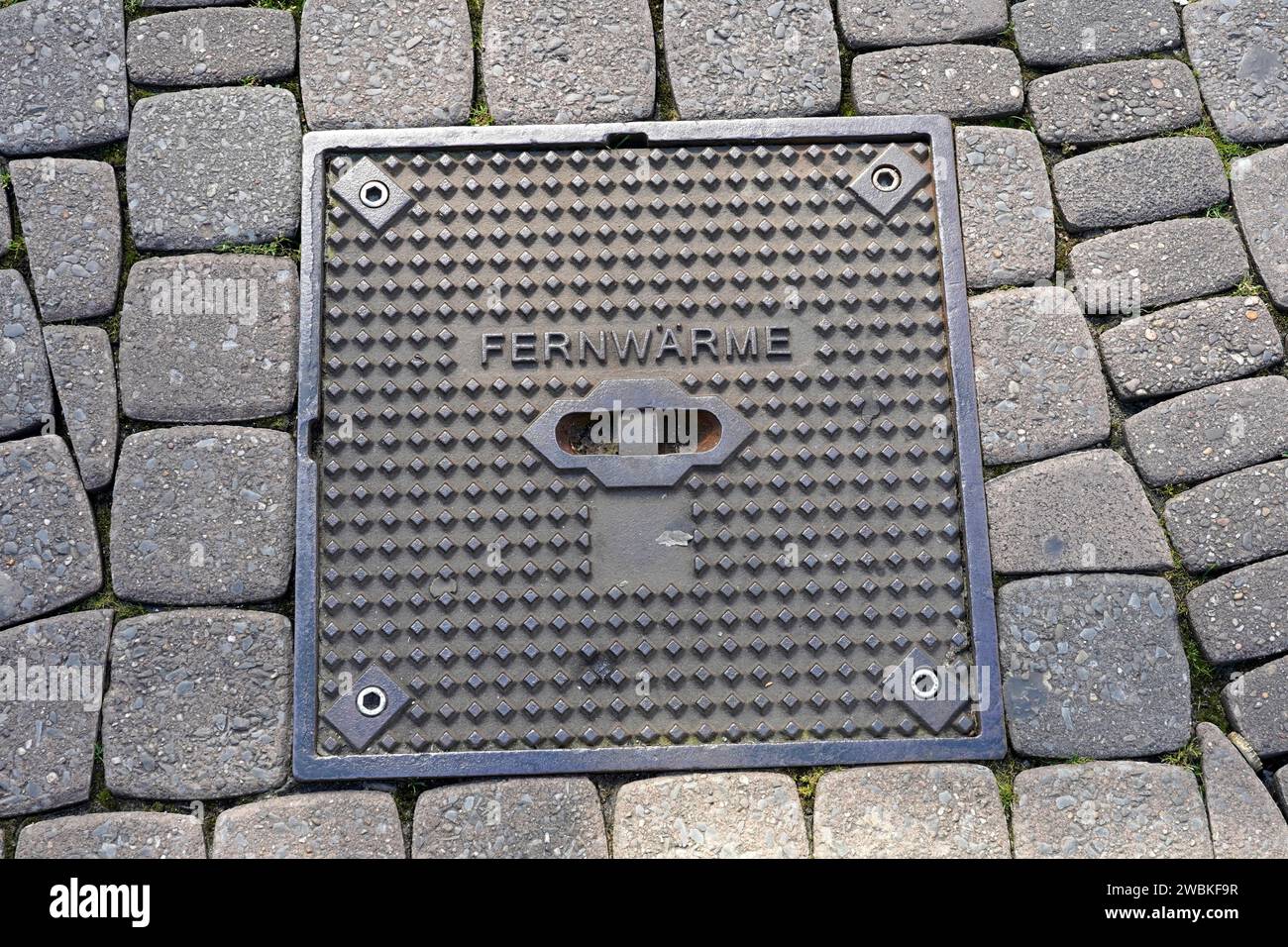 Germany, North Rhine-Westphalia, Cologne, pedestrian zone, cobblestones ...