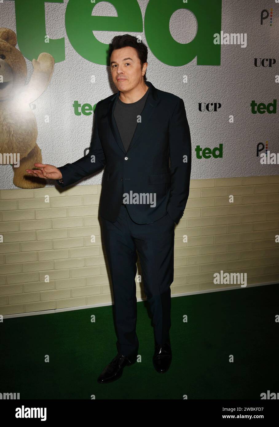 LOS ANGELES, CALIFORNIA - JANUARY 10: Seth MacFarlane attends the premiere of Peacock's "Ted" at ...