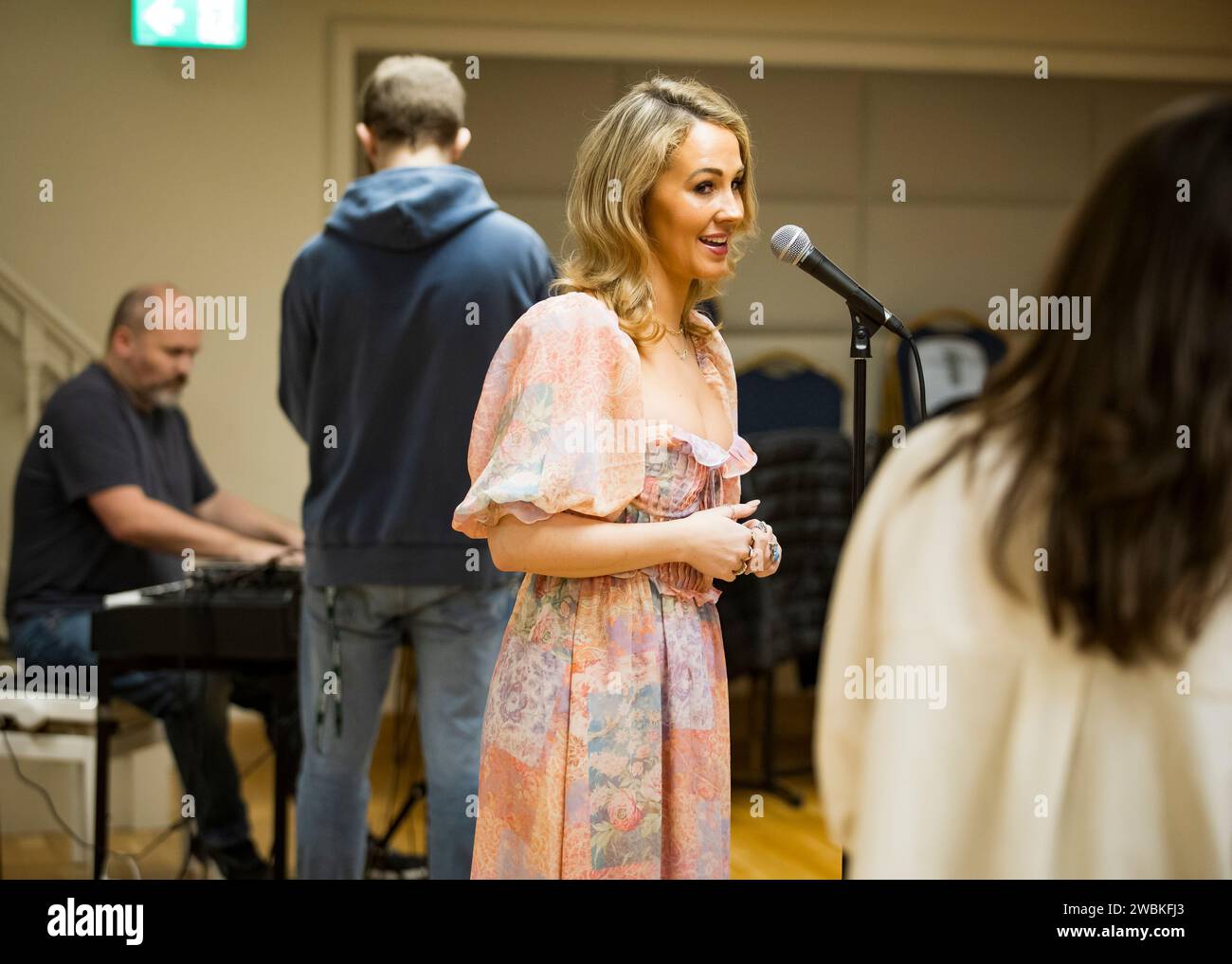 Laura Hickie and Maria Coyne recording West End New Friends, Victoria ...