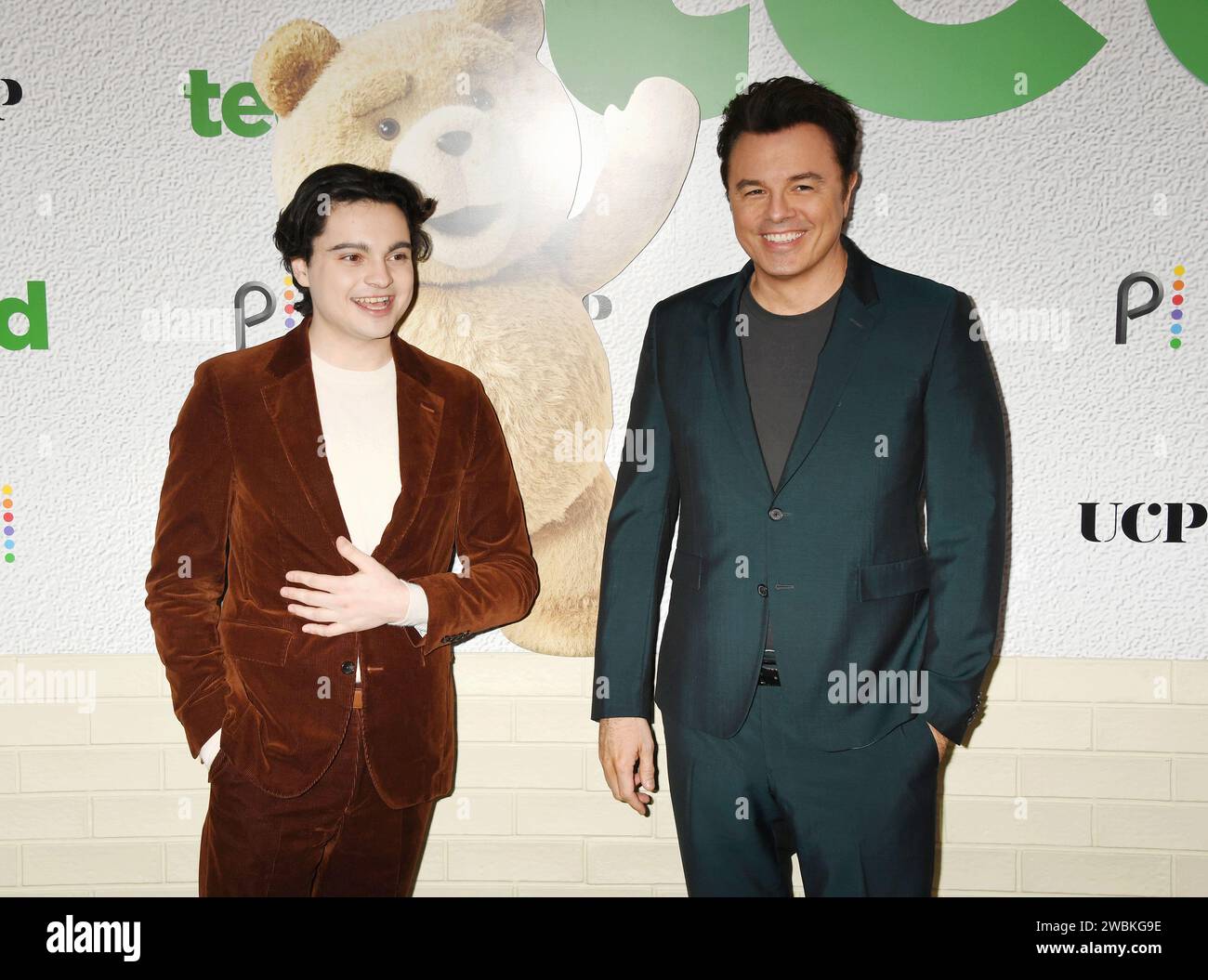 LOS ANGELES, CALIFORNIA - JANUARY 10: (L-R) Max Burkholder and Seth ...