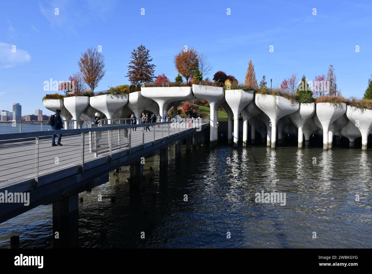 Built on the remnants of the old Pier 54, Little Island Park on the ...