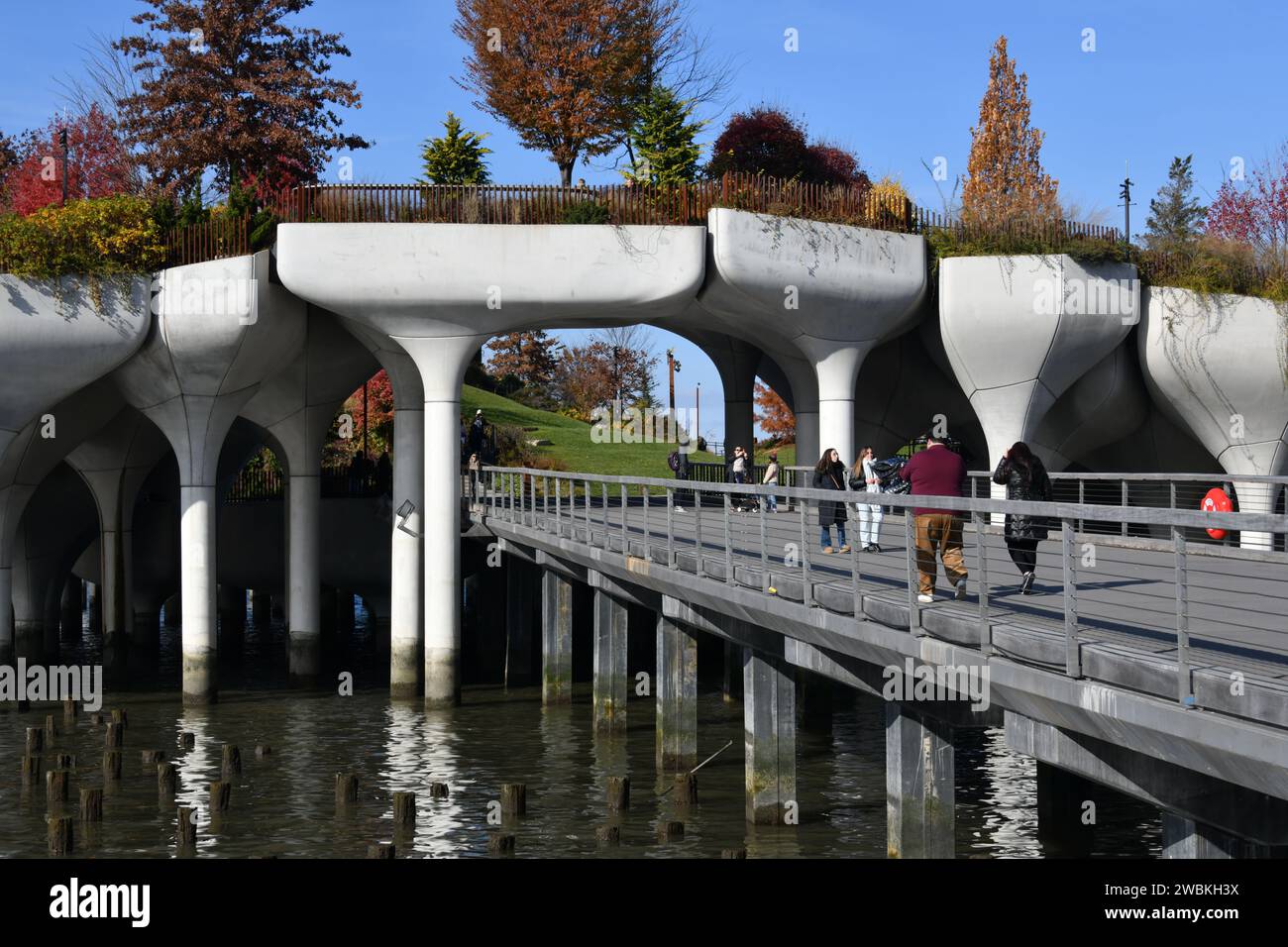 Built on the remnants of the old Pier 54, Little Island Park on the ...