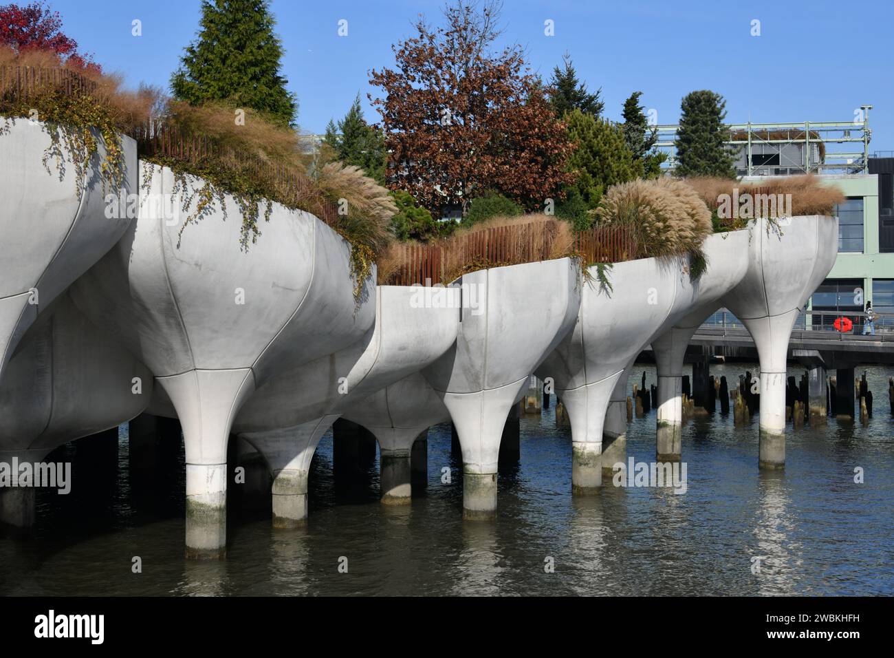 Built on the remnants of the old Pier 54, Little Island Park on the ...