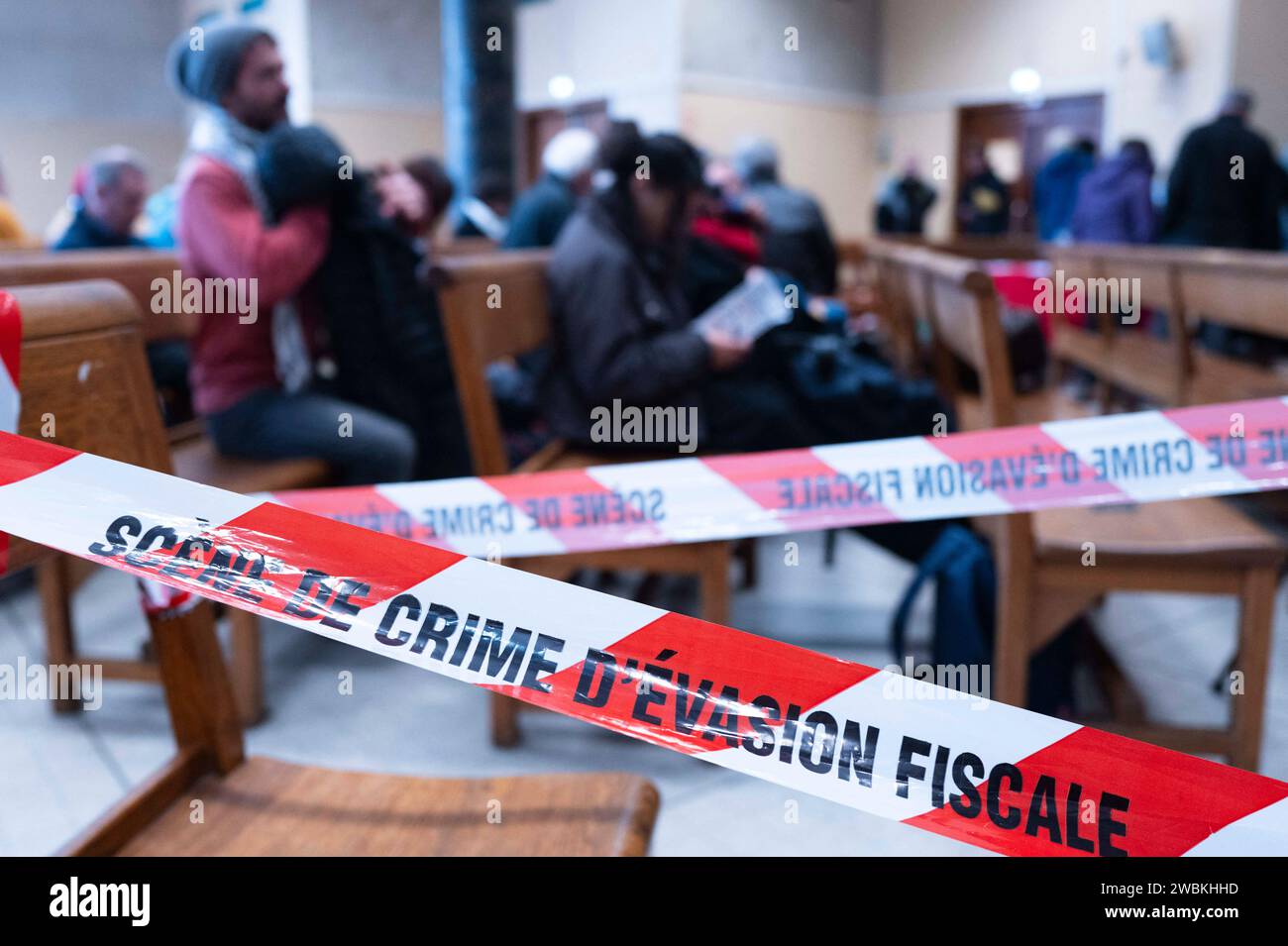 Crime scene france tape hi-res stock photography and images - Alamy