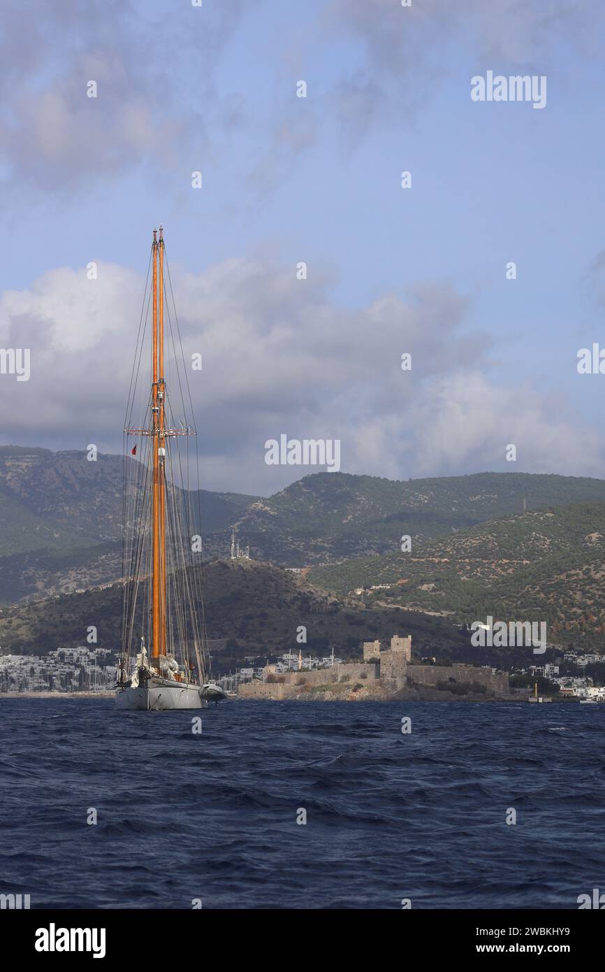 Bodrum, Turkey, 03 December 2023: Traditional Turkish Boat or Gulet ...