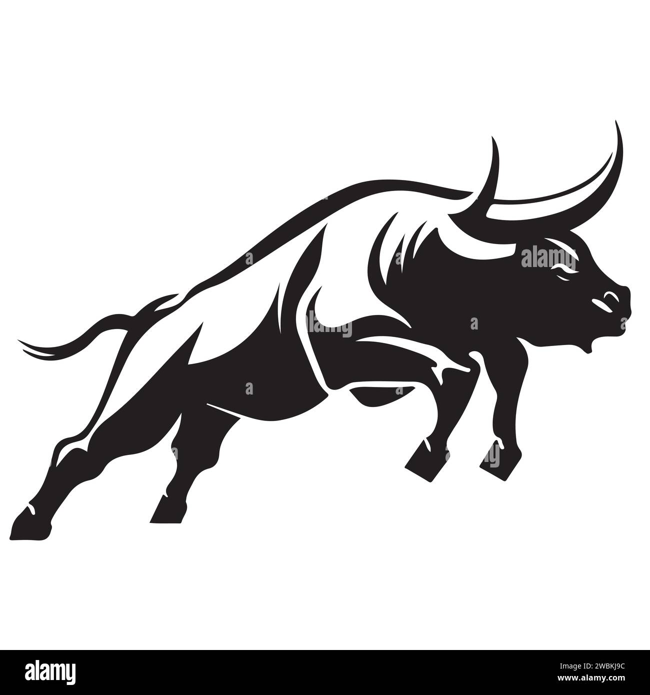 Bull design Black and White Stock Photos & Images - Alamy