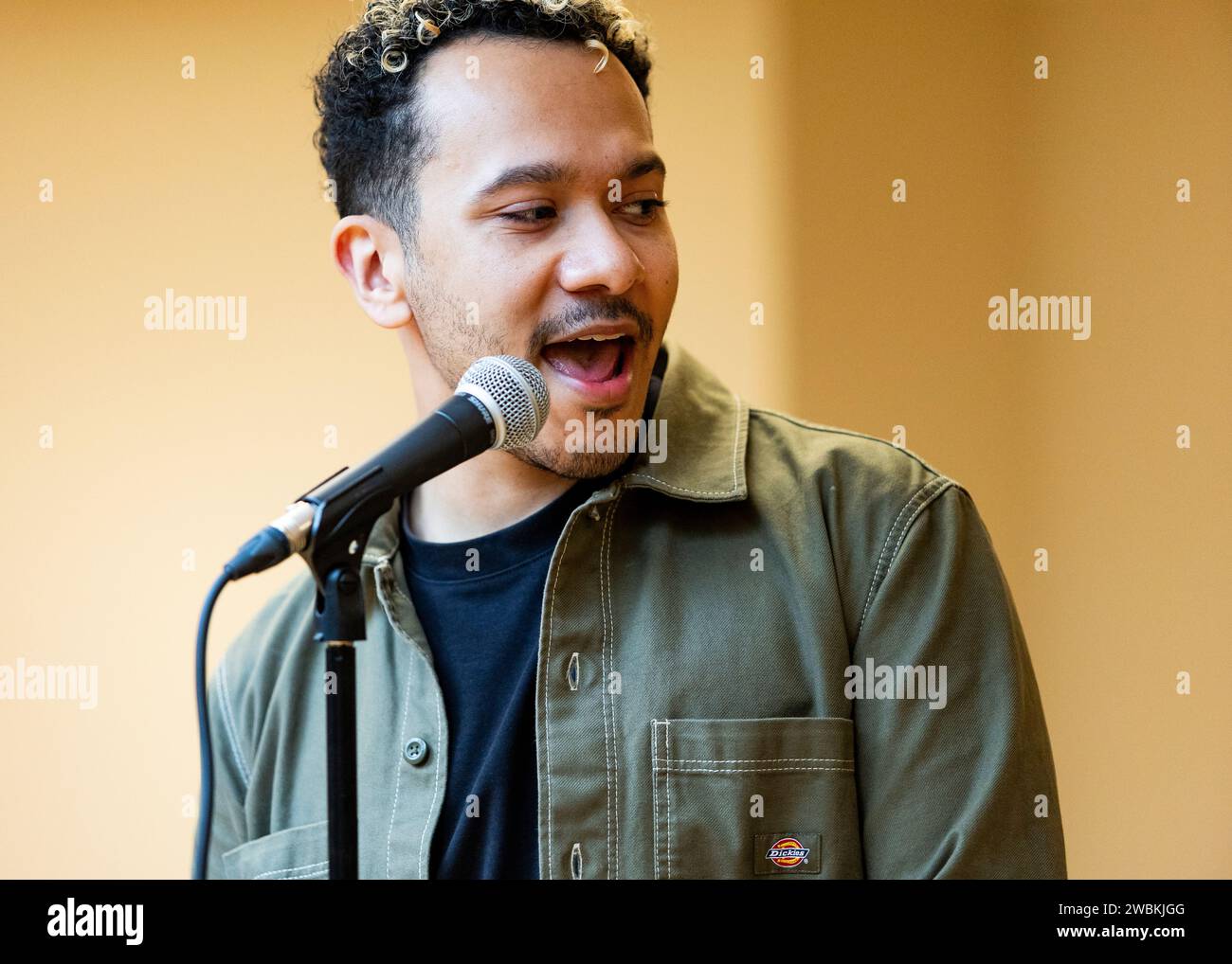 Ryan Carter and Emily Puttick recording West End New Friends, Victoria ...