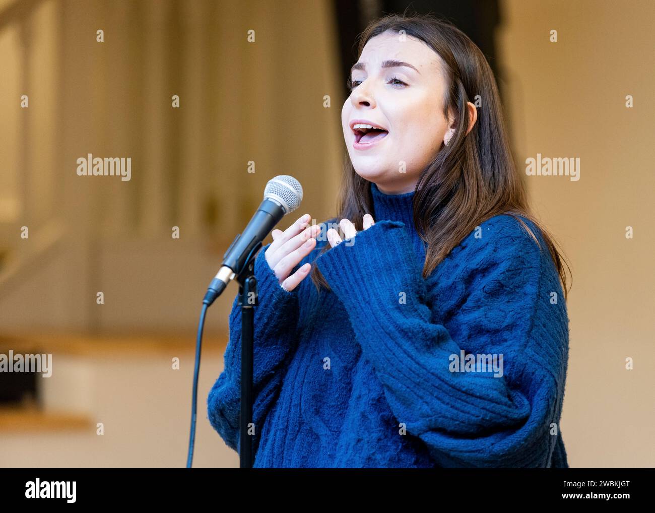 Ryan Carter and Emily Puttick recording West End New Friends, Victoria ...