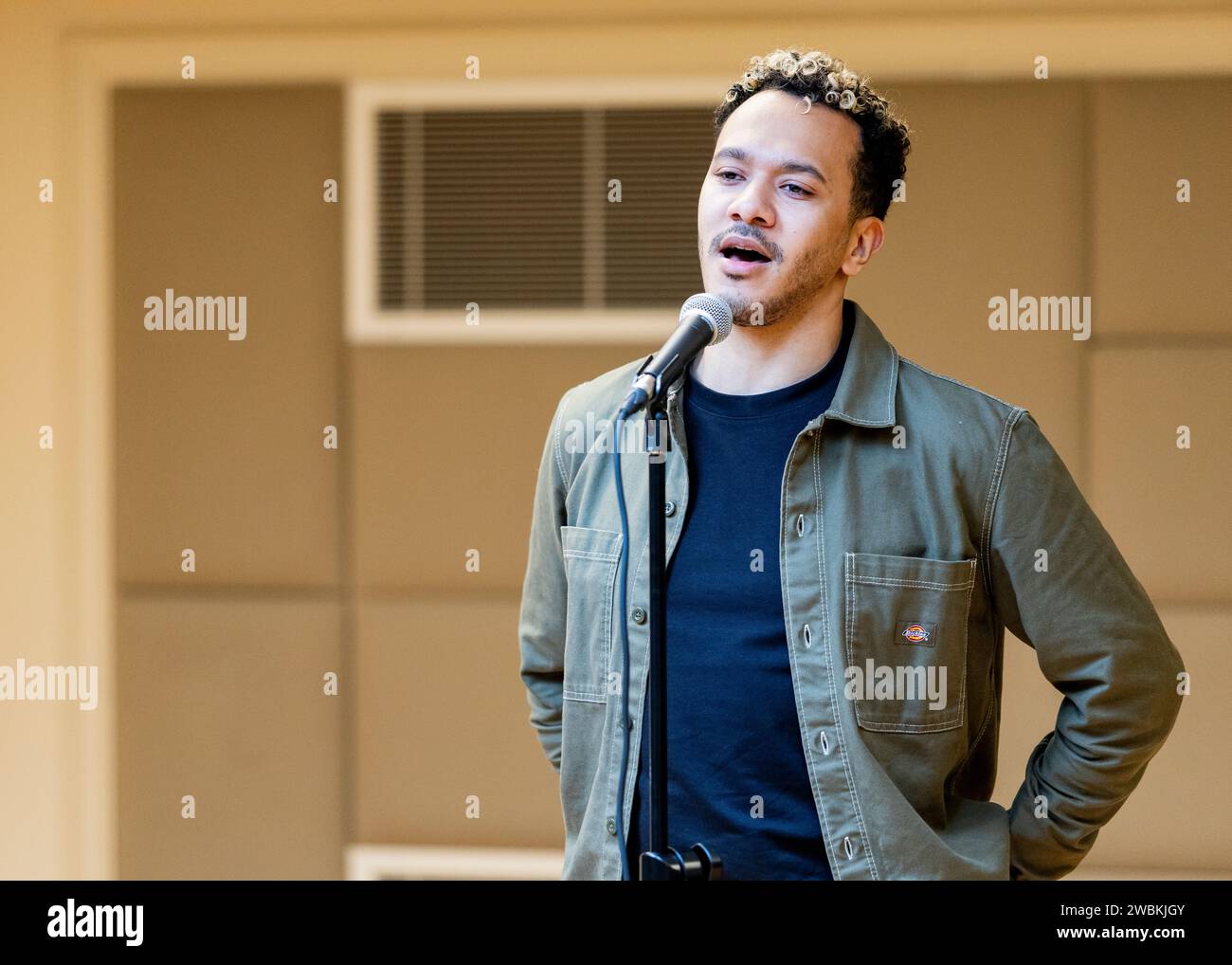 Ryan Carter and Emily Puttick recording West End New Friends, Victoria ...