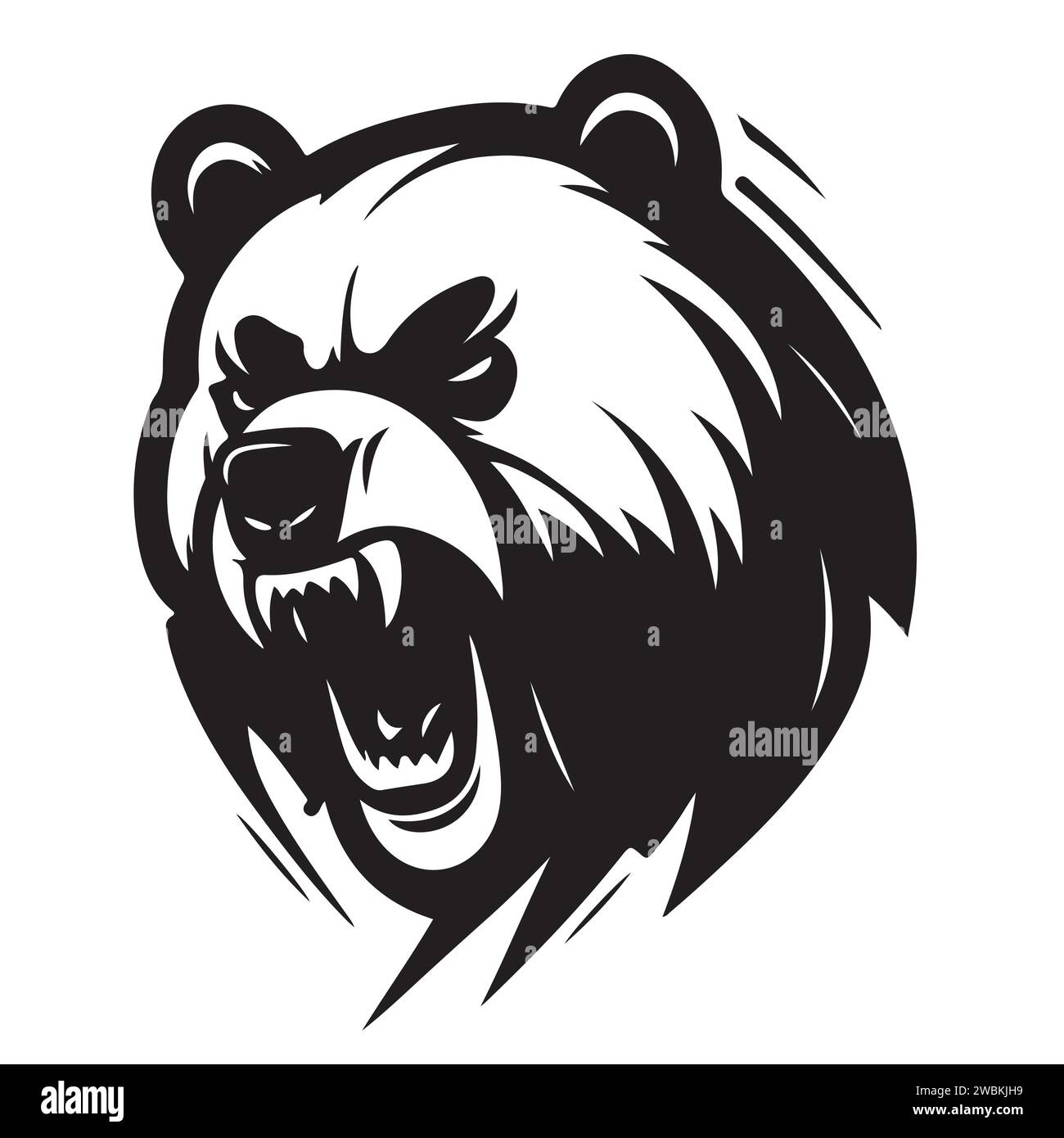 Bear illustration vector drawing. Vector illustration Stock Vector ...