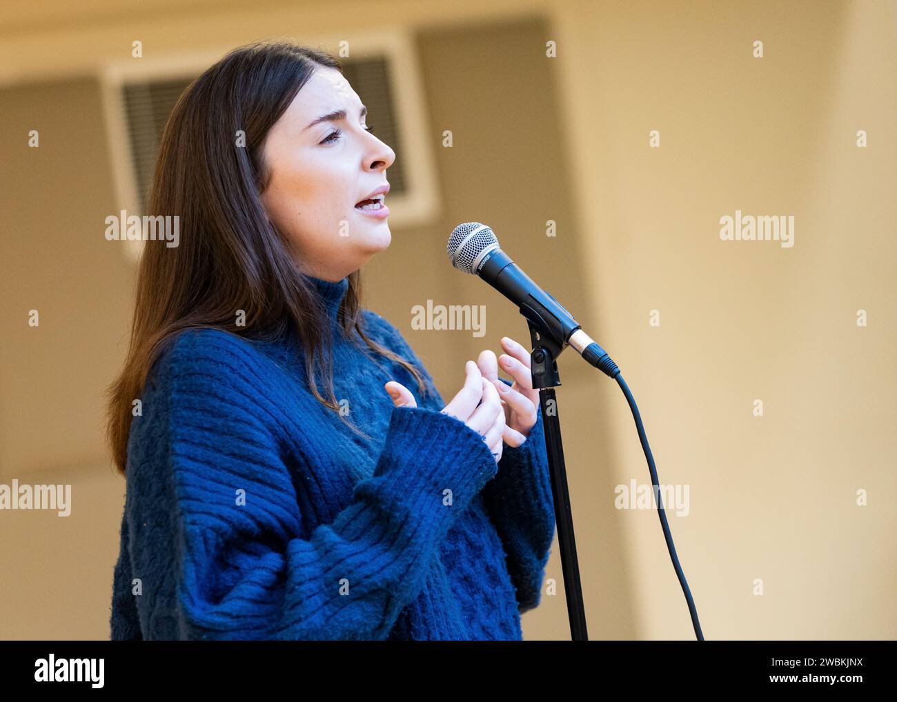 Ryan Carter and Emily Puttick recording West End New Friends, Victoria ...