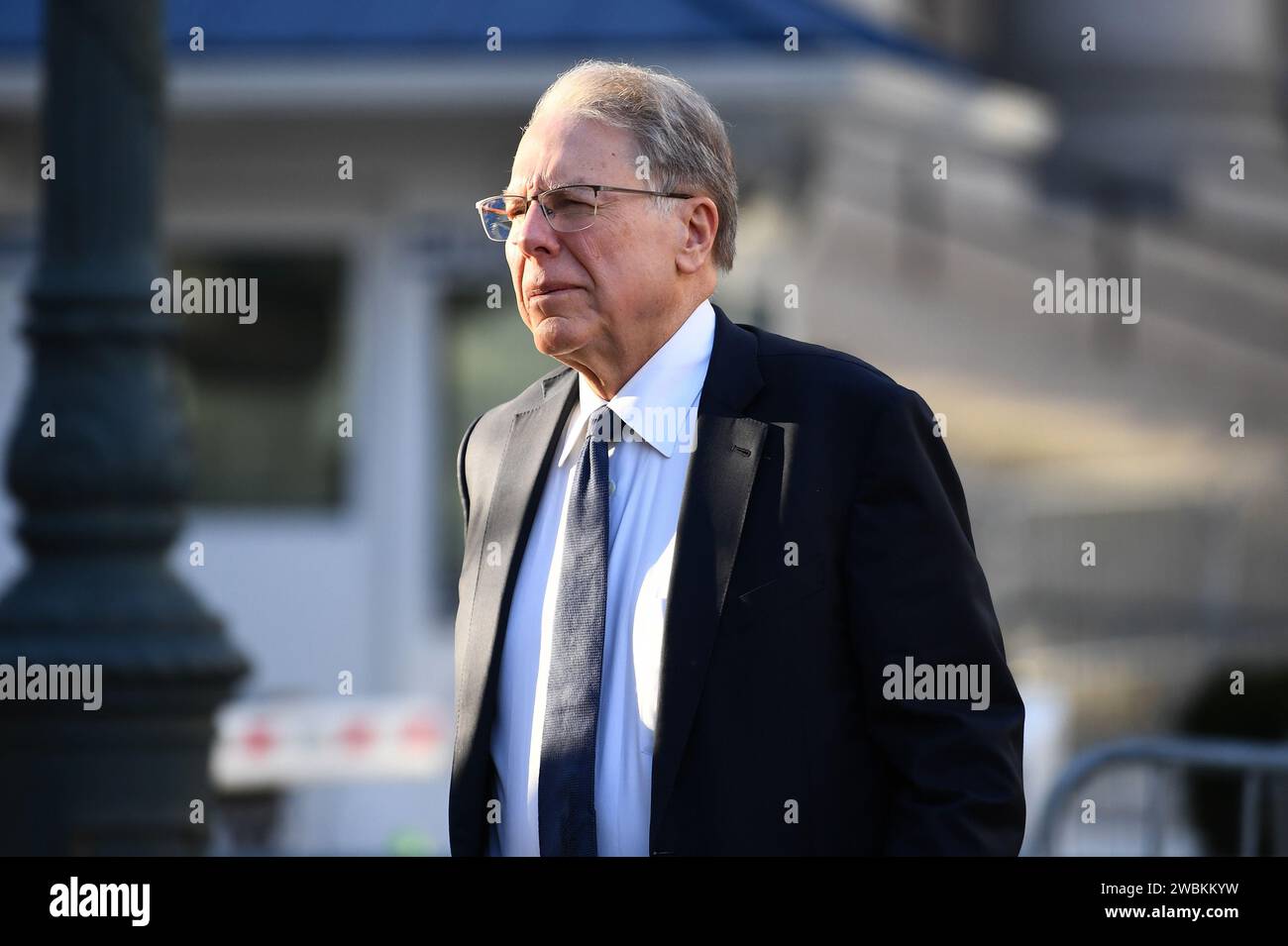 New York, USA. 11th Jan, 2024. Wayne LaPierre, former National Riffle ...