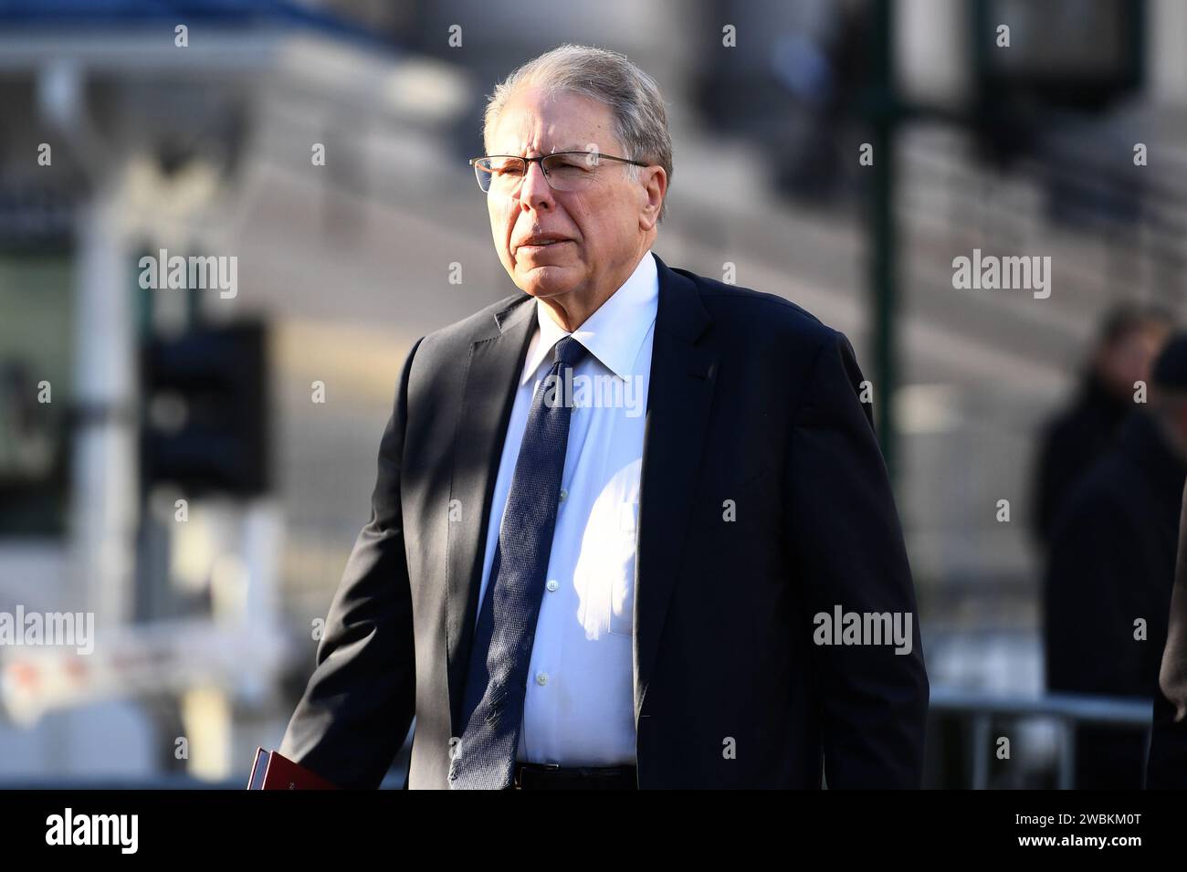 New York, USA. 11th Jan, 2024. Wayne LaPierre, former National Riffle ...