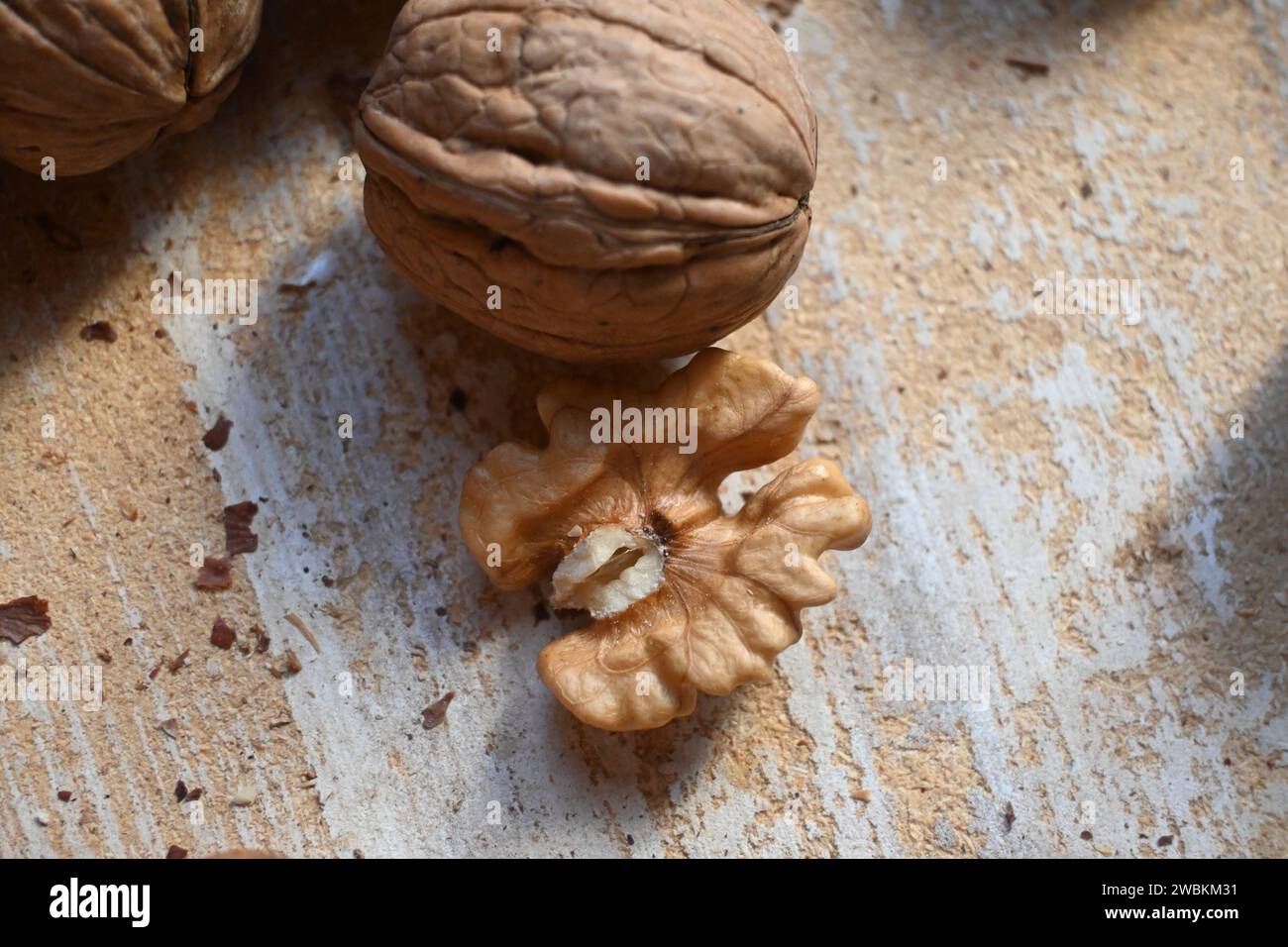 Walnuts macro hi-res stock photography and images - Alamy