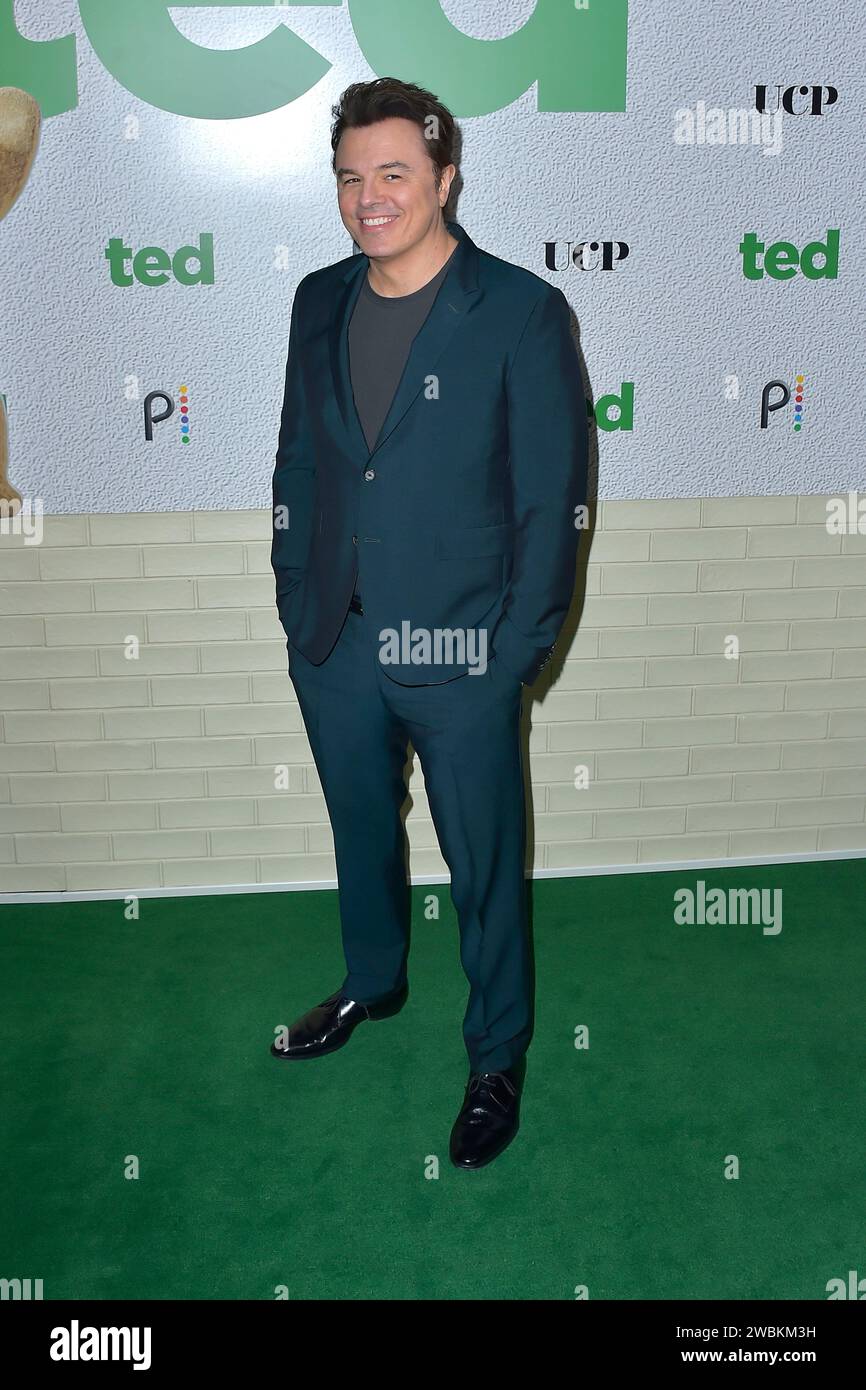 Seth McFarlane bei der Premiere der Peacock Serie 'Ted' im AMC The Grove. Los Angeles, 10.01. ...