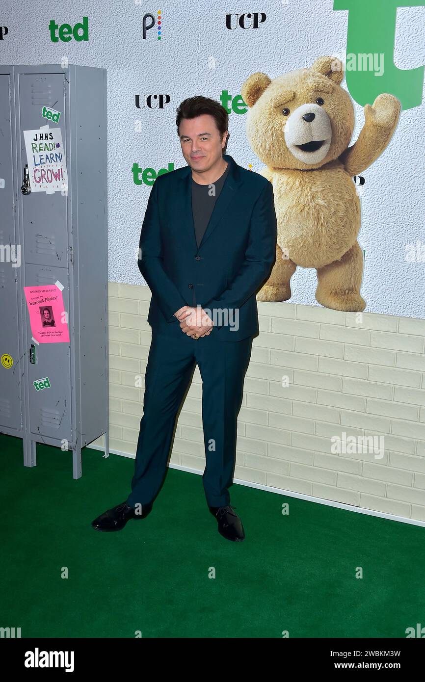 Seth McFarlane bei der Premiere der Peacock Serie 'Ted' im AMC The Grove. Los Angeles, 10.01. ...