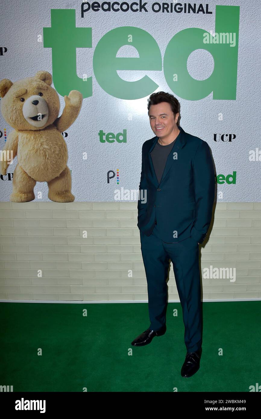 Seth McFarlane bei der Premiere der Peacock Serie 'Ted' im AMC The Grove. Los Angeles, 10.01. ...