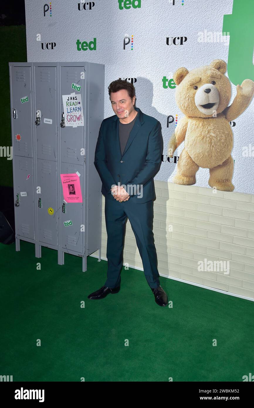 Seth McFarlane bei der Premiere der Peacock Serie 'Ted' im AMC The Grove. Los Angeles, 10.01. ...