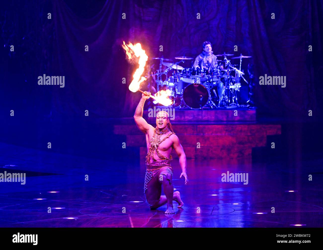 London, UK. 10th Jan, 2024. Cast member Falaniko Solomona Penesa (Somoa ...