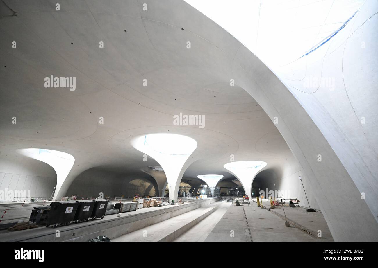 Stuttgart, Germany. 11th Jan, 2024. On the construction site of the ...
