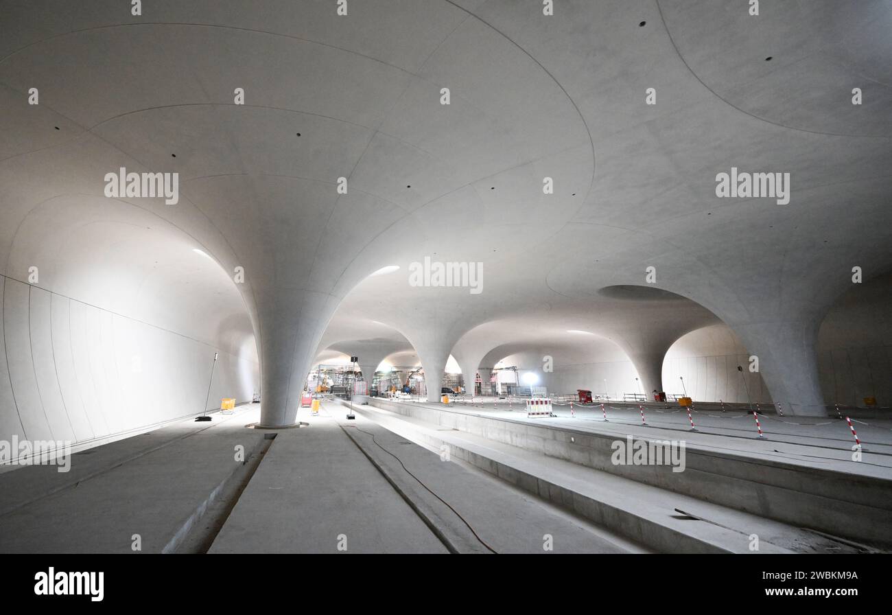 Stuttgart, Germany. 11th Jan, 2024. On the construction site of the ...