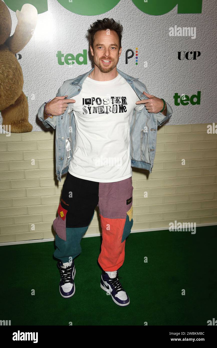 LOS ANGELES, CALIFORNIA - JANUARY 10: Justin Taite attends the premiere ...
