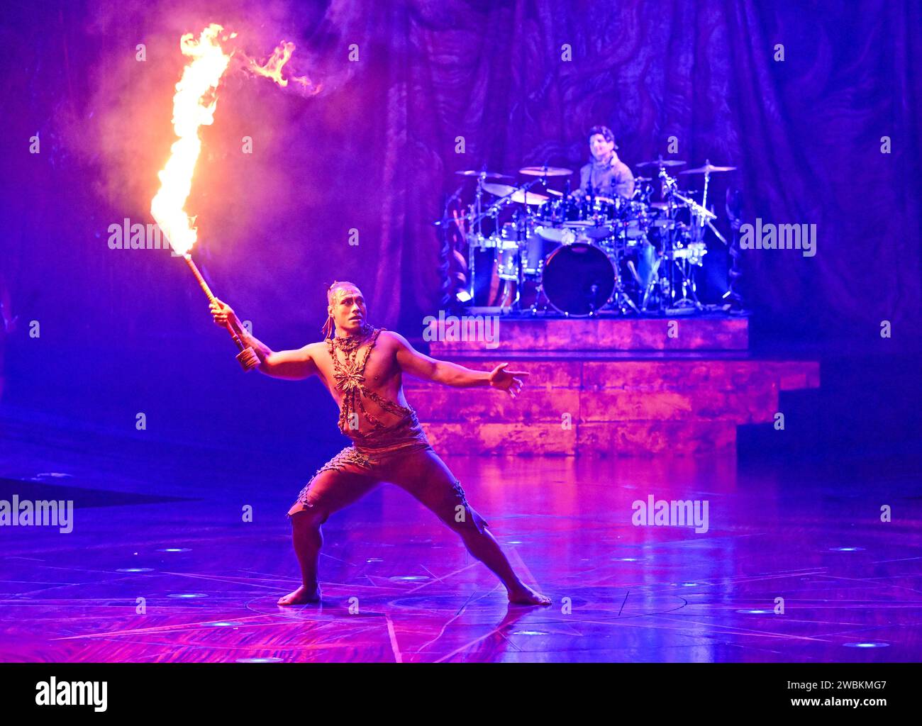 London, UK. 10th Jan, 2024. Cast member Falaniko Solomona Penesa (Somoa ...