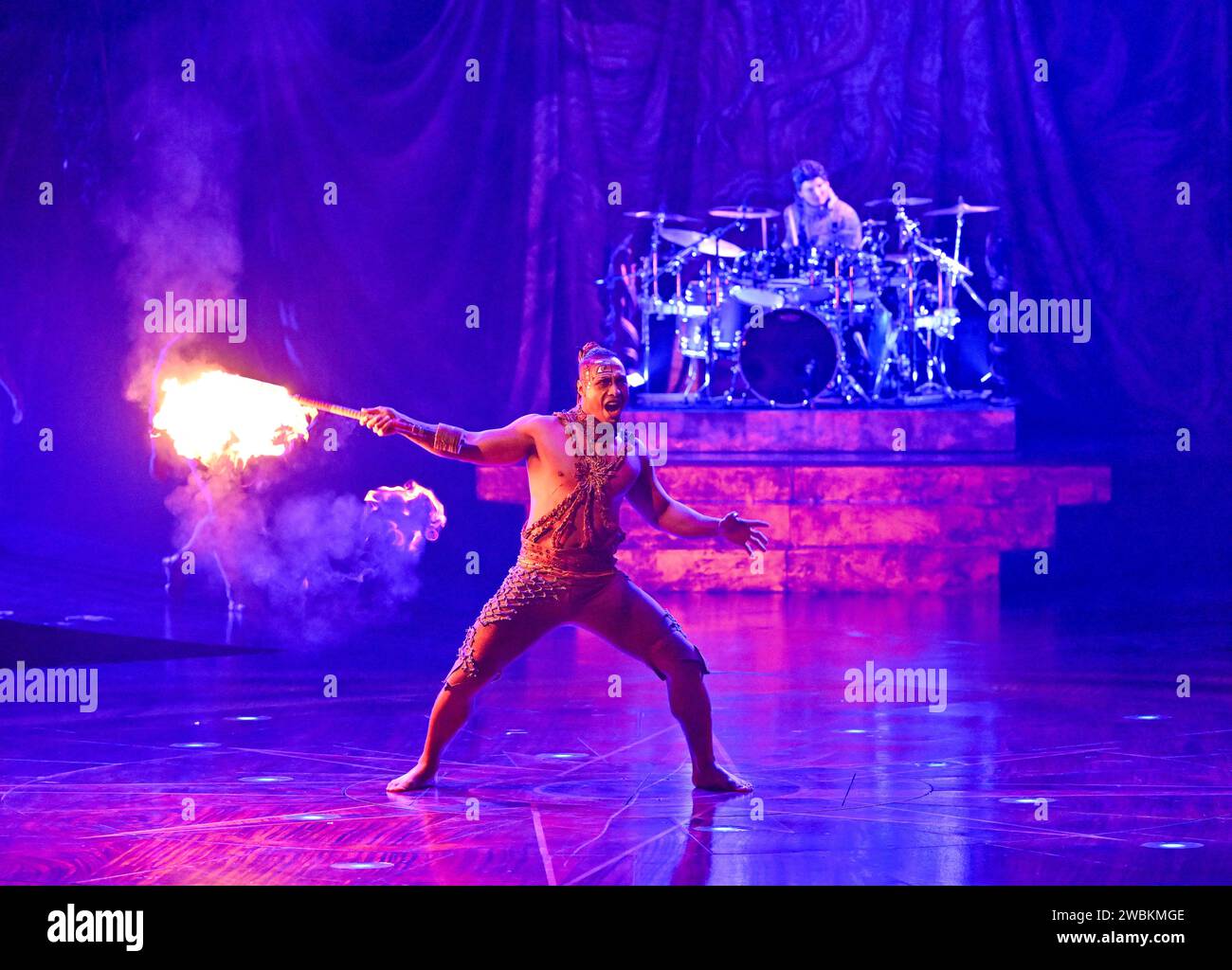 London, UK. 10th Jan, 2024. Cast member Falaniko Solomona Penesa (Somoa ...