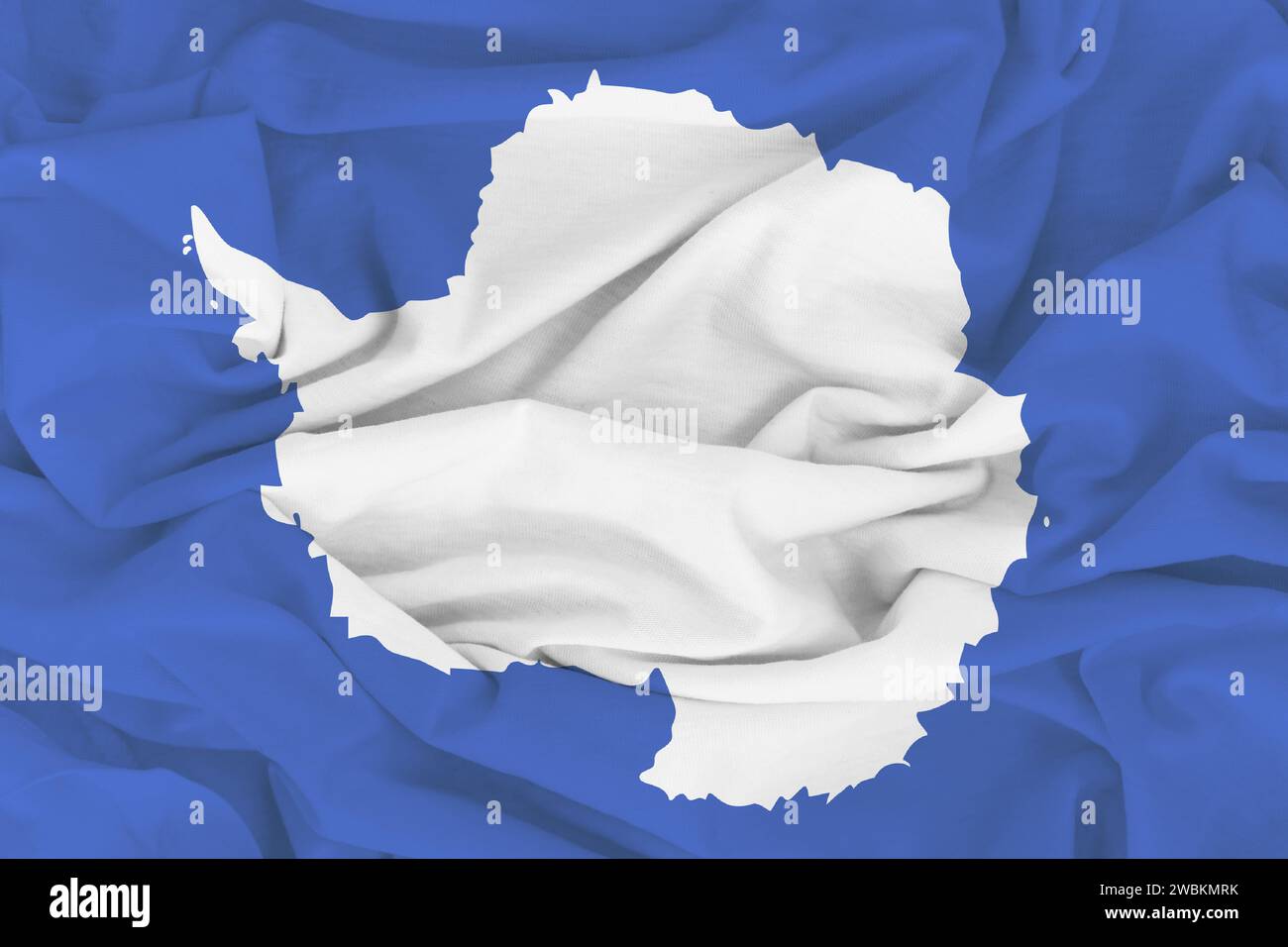 Flag of Antarctica, Fabric flag of Antarctica. Antarctica National Flag ...